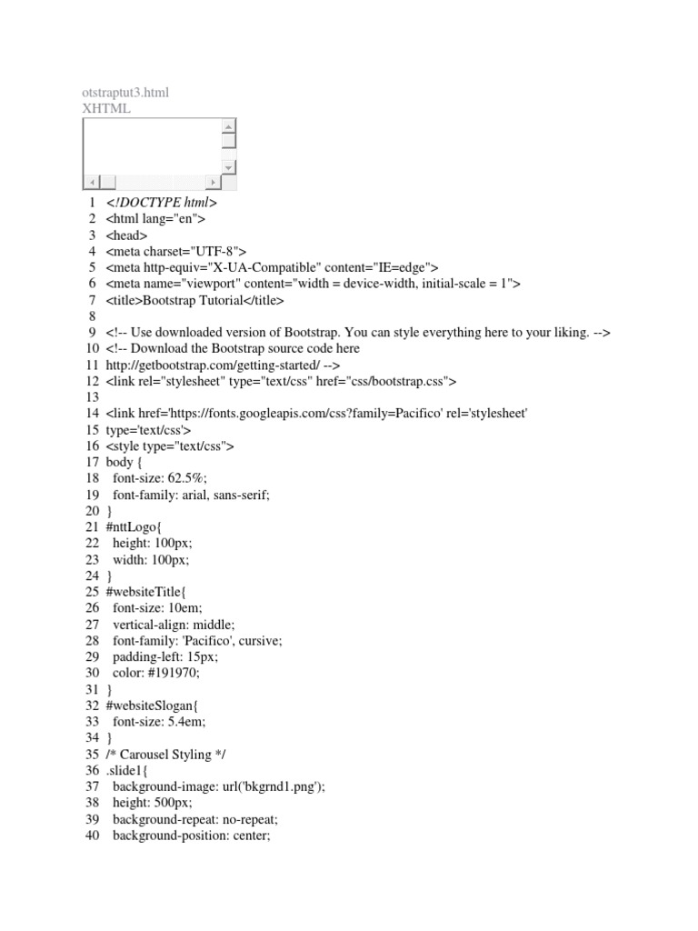 Boot Strap | PDF | Bootstrap (Front End Framework) | Cascading Style Sheets