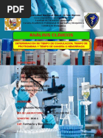 TIEMPO DE SANGRÍA Metodo Duke | PDF | Hemostasia | Plaqueta