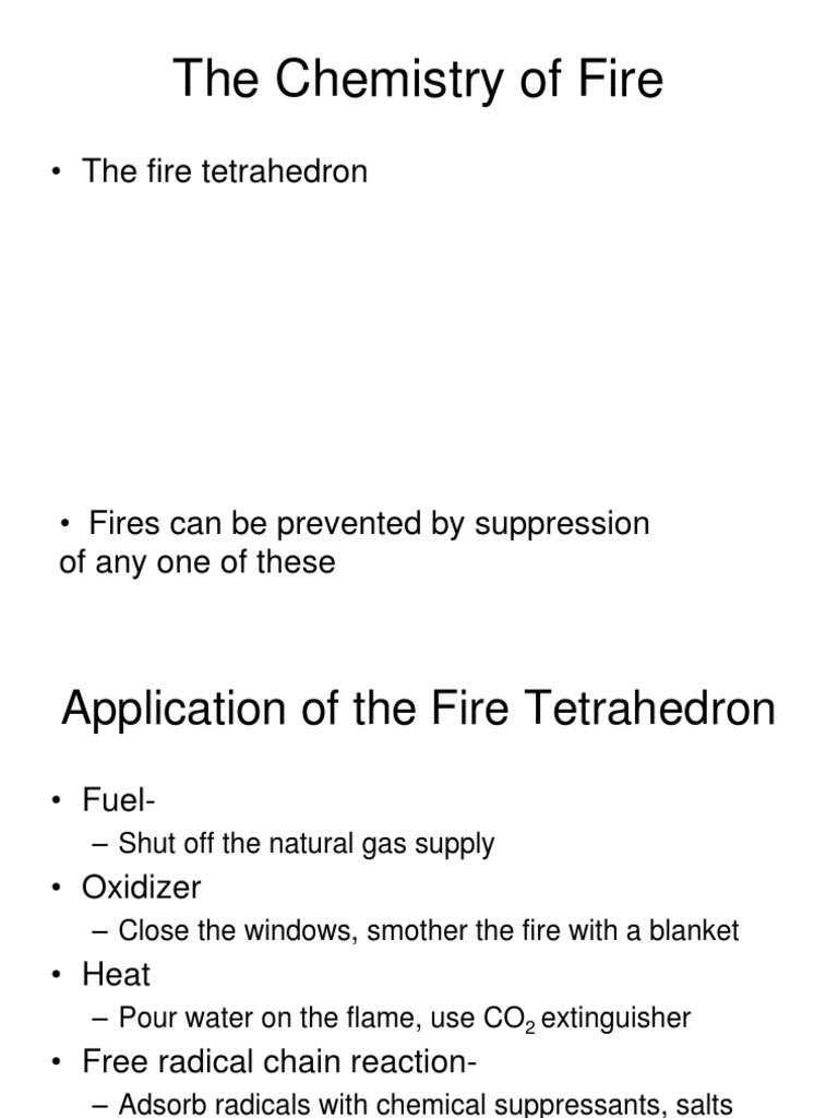 Chemistry of Fire | PDF | Combustion | Fires