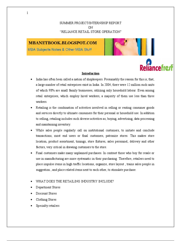 Retail Store Operation | PDF | Retail | Survey Methodology