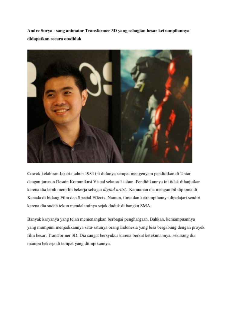 Andre Surya | PDF | Teknologi & Rekayasa