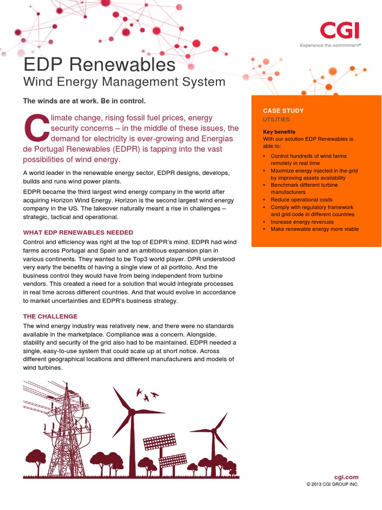 Cgi NL Praktijkvoorbeelden Edp Renewables Wind Energy Management System ...