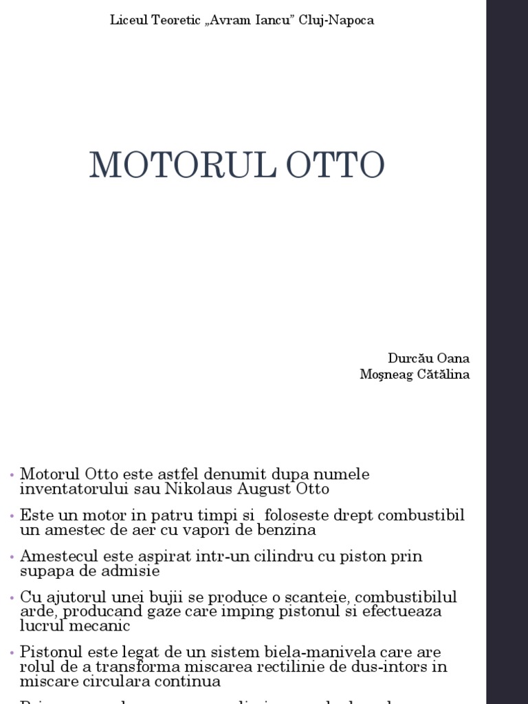Motorul Otto | PDF