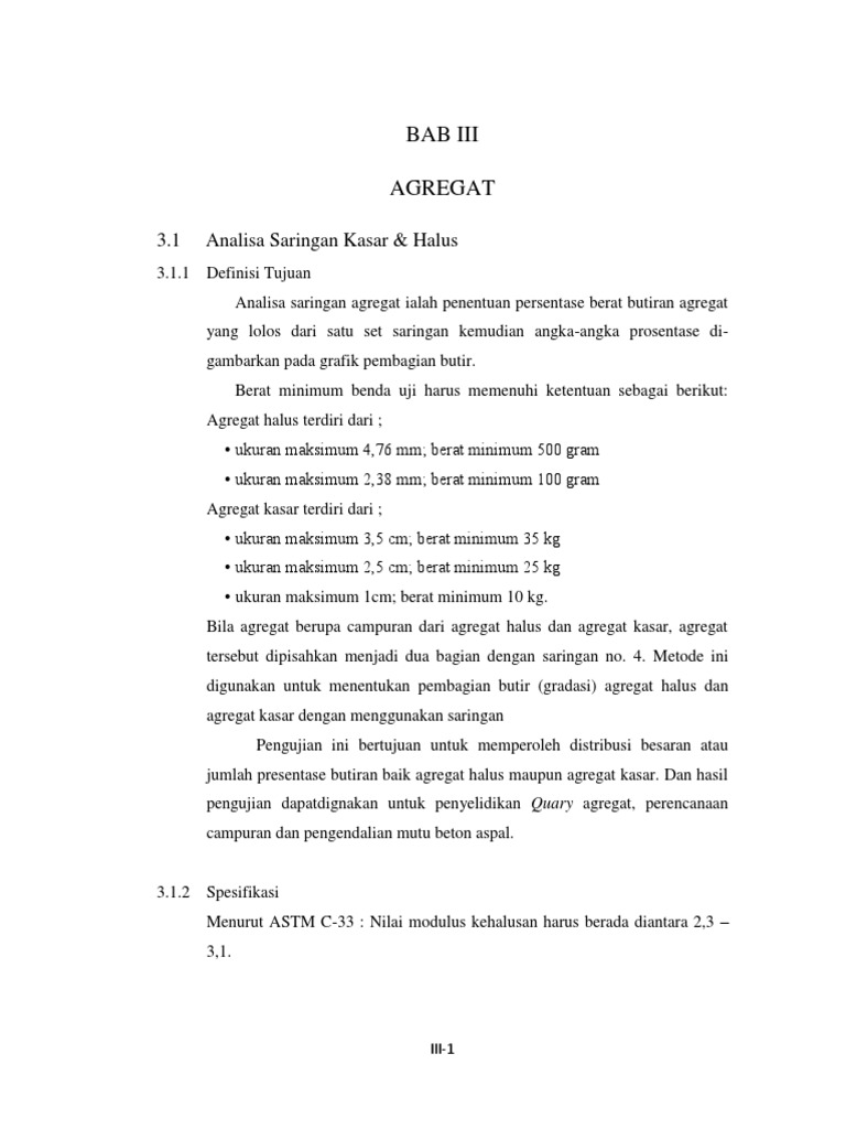 Bab III Agregat Ravisi Flowchart | PDF