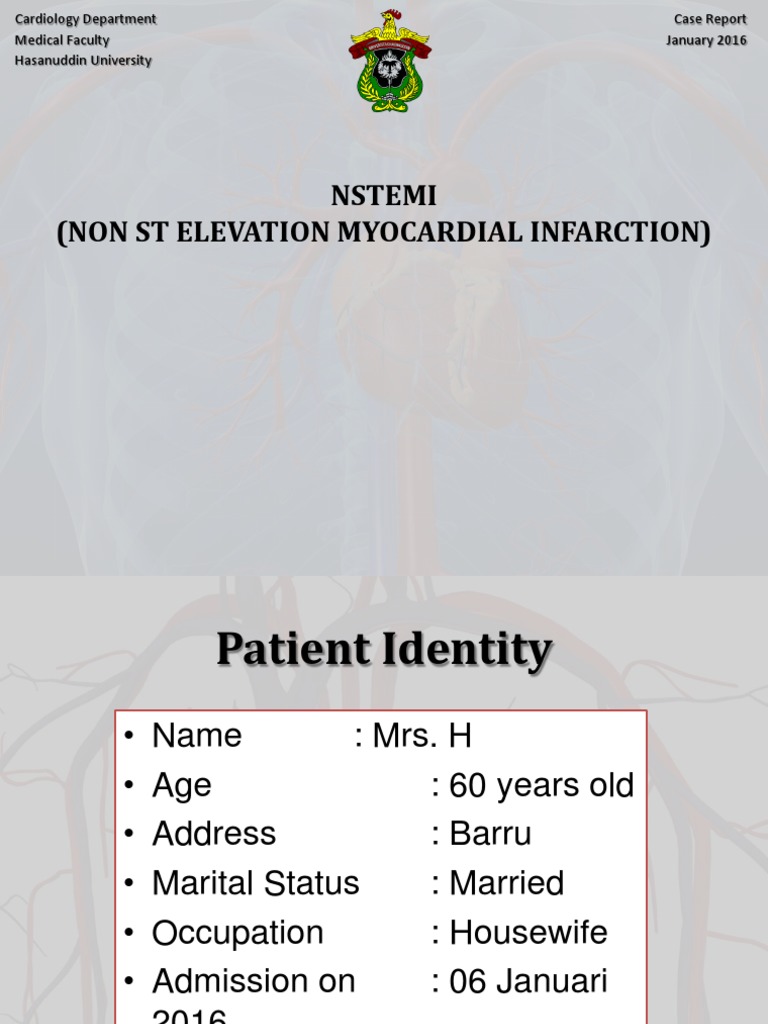 NSTEMI | PDF | Heart | Myocardial Infarction