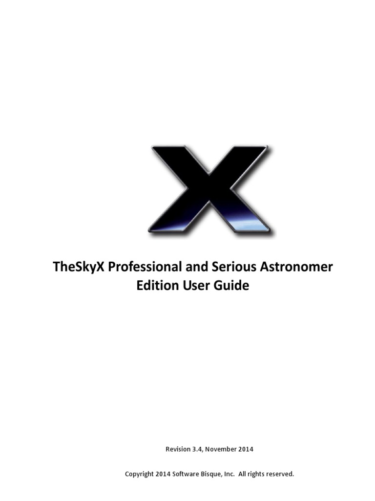 TheSkyX Pro User Guide | PDF | Astrometry | Stars