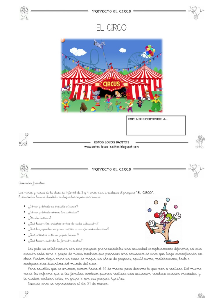 Proyecto El Circo | Circo | Payaso