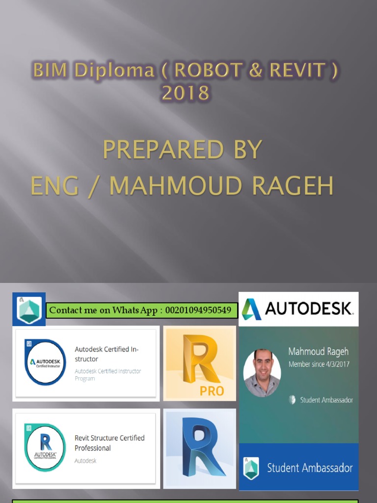 BIM Diploma 2018 Content | PDF | Autodesk Revit | Civil Engineering