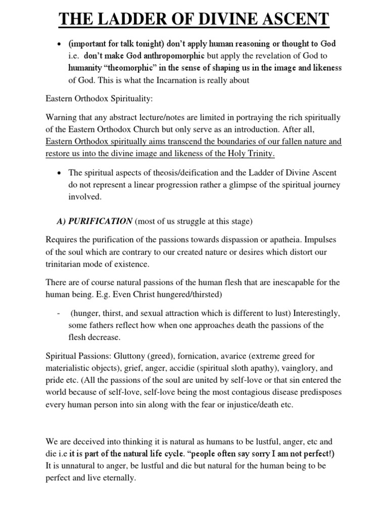 The Ladder of Divine Ascent | PDF | Seven Deadly Sins | Christianity