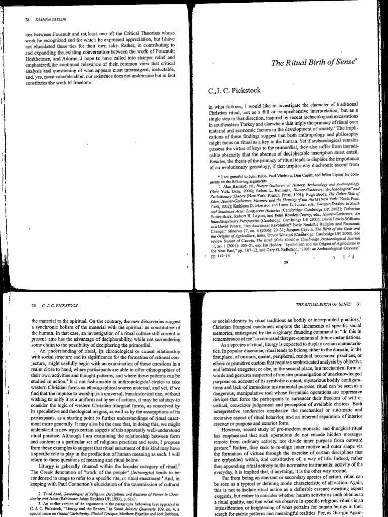 Pickstock Birthofsense | PDF