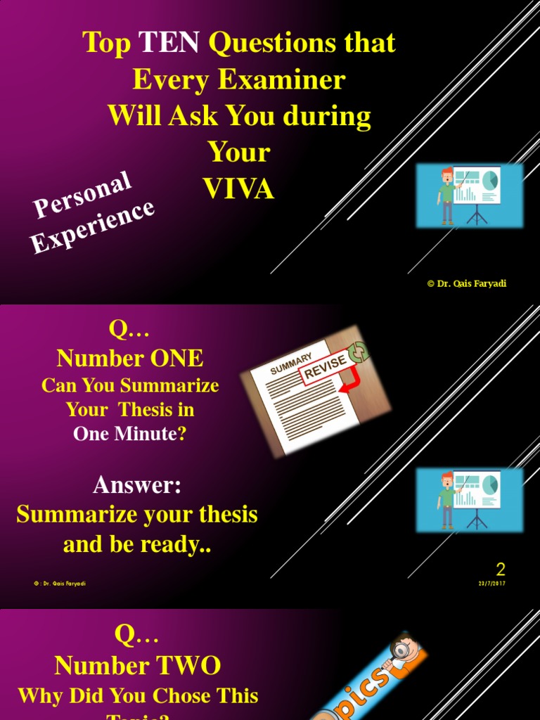 Viva Questions | PDF | Thesis | Truth