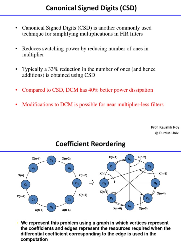 Canonical Signed Digits (CSD) | PDF | Combinatorics | Areas Of Computer Science