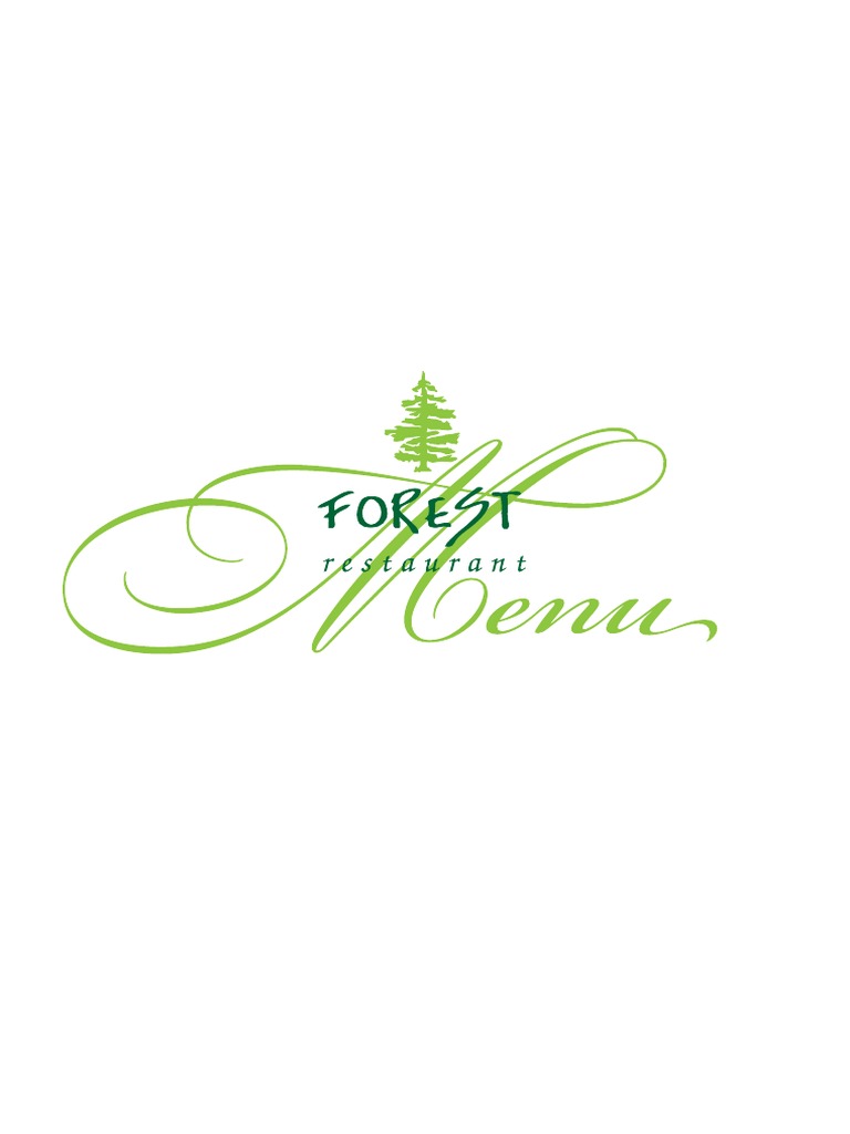 Meniu Forest Restaurant Sinaia | PDF