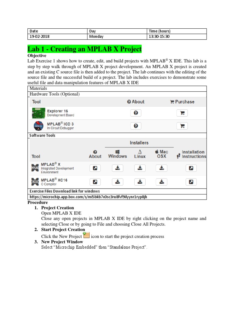 MPLab Tutorial v1 | PDF | Computer Programming | Computer Architecture