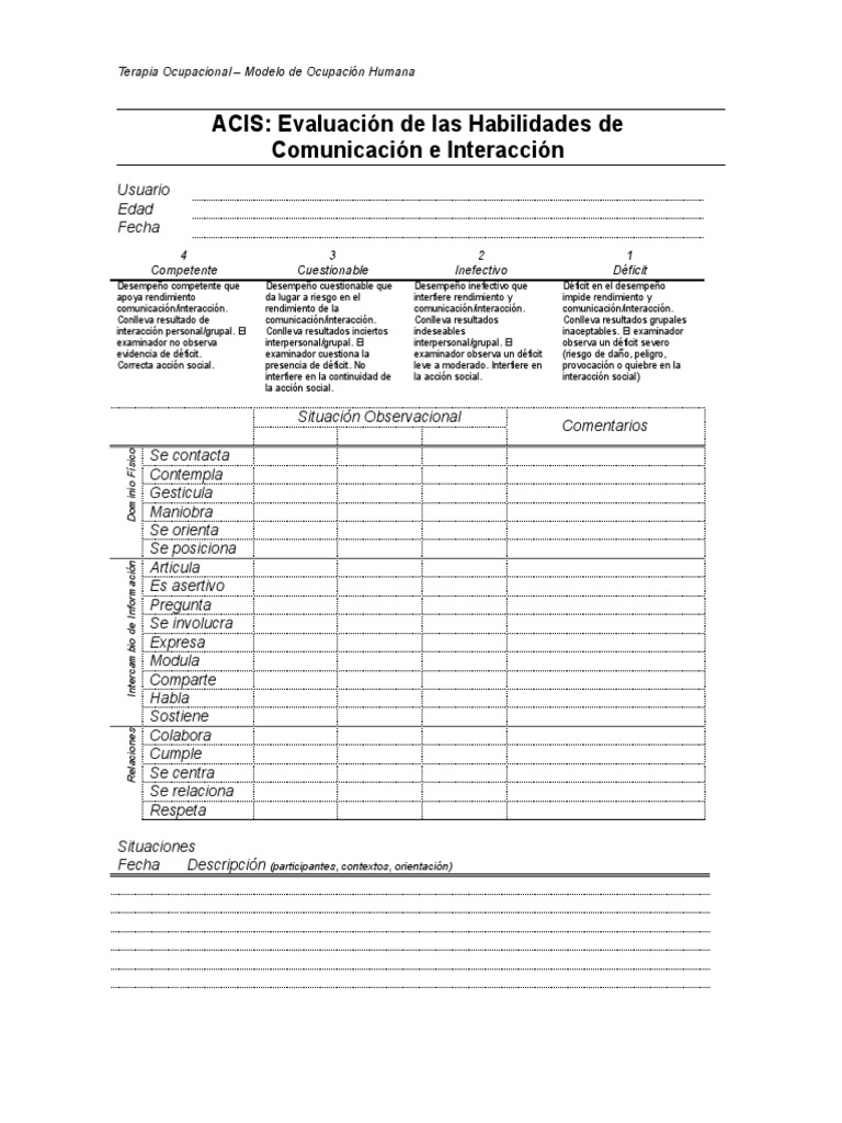 Acis | PDF | Cognición | Sicología