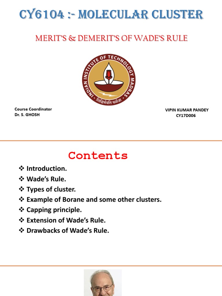 Wades Rule | PDF | Cluster Chemistry | Inorganic Chemistry