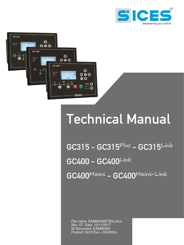 GC315xx and GC400xx Technical Manual | PDF | Mains Electricity | Switch