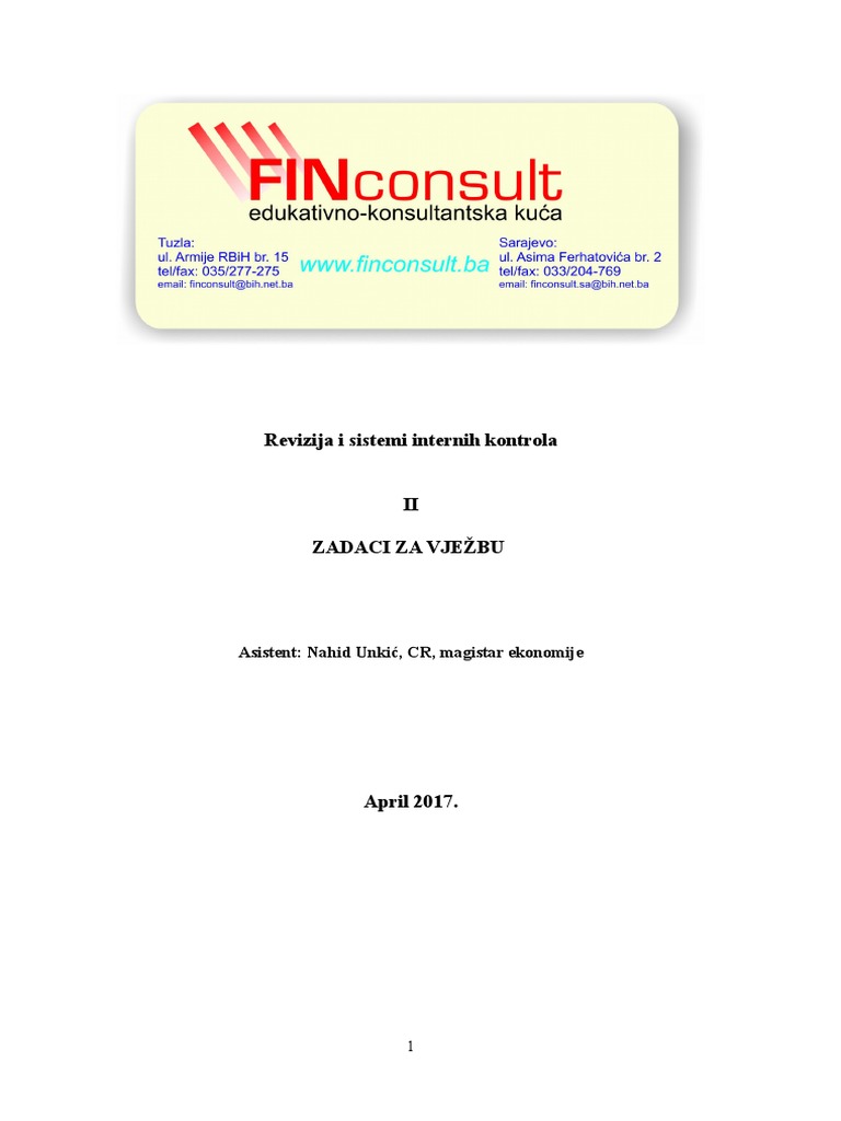 Skripta Revizija | PDF