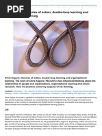 Chris Argyris - Workshop | Theory | Learning