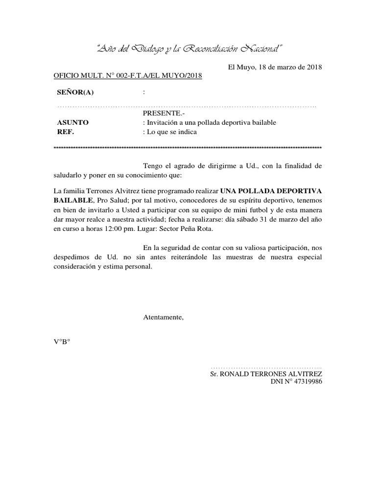 Oficio Deporte | PDF | Violencia