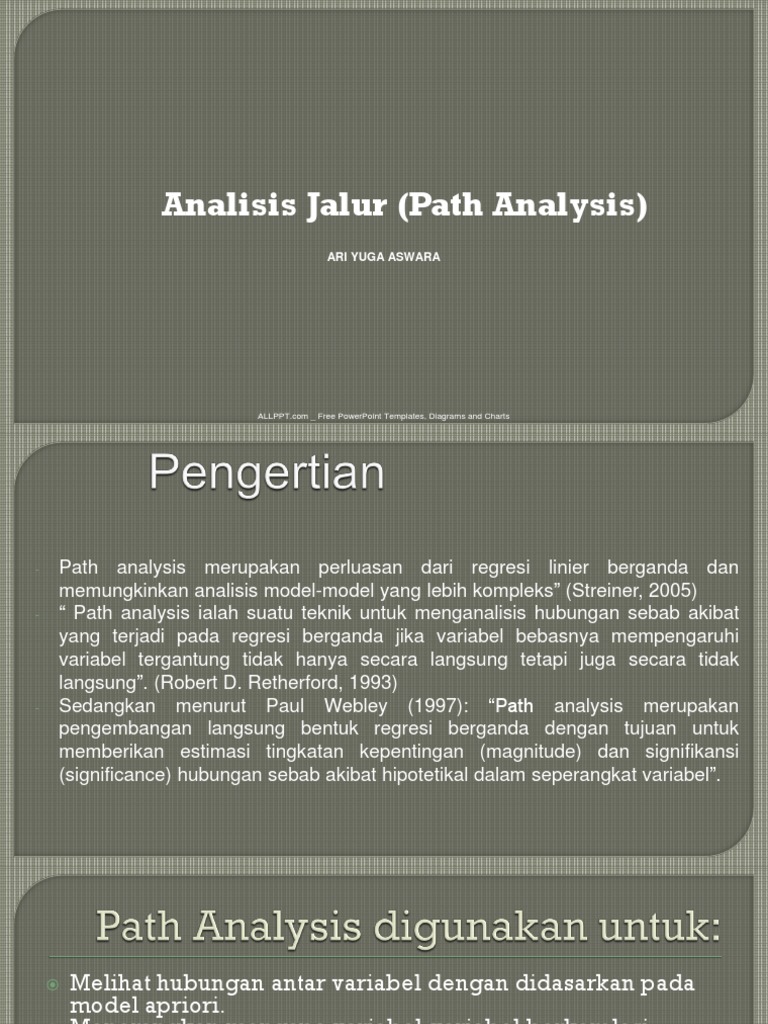 Analisis Jalur dan Regresi Ganda | PDF | Karier & Perkembangan | Metode & Bahan Ajar