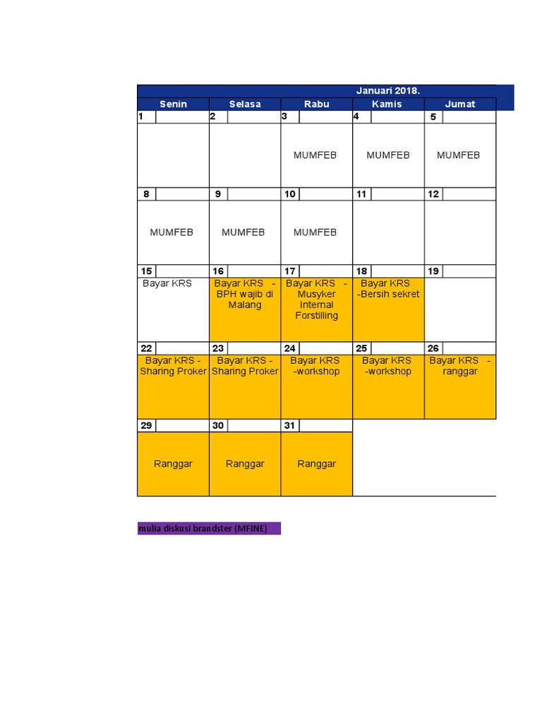 Kalender Forstilling 2018 | PDF