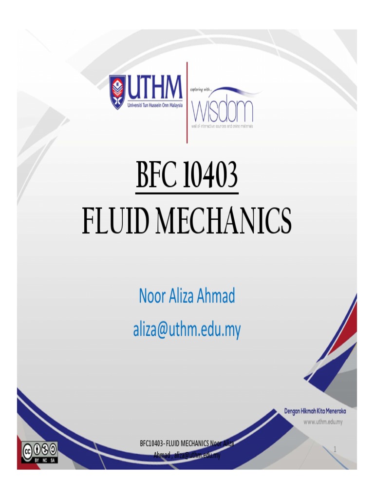 Chapter 3 Pdf Fluid Dynamics Fluid Mechanics