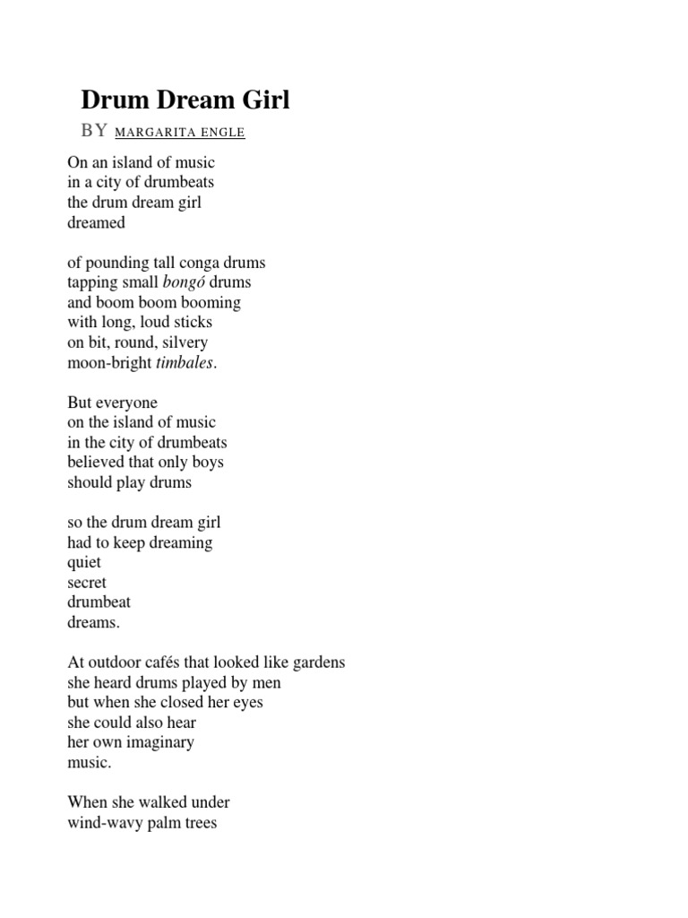 Drum Dream Girl | PDF | Performing Arts | Leisure