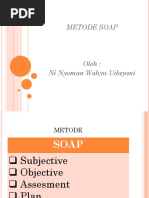 Contoh Metode SOAP dalam Farmasi | PDF