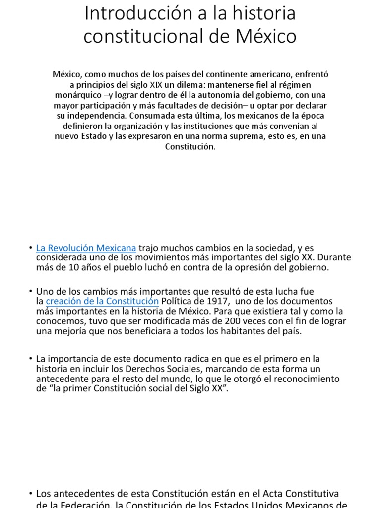 Constitución Pdf Constitución México