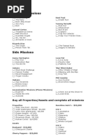 GTA 5 Missions List Full Story Mode Guide & Walkthrough | PDF