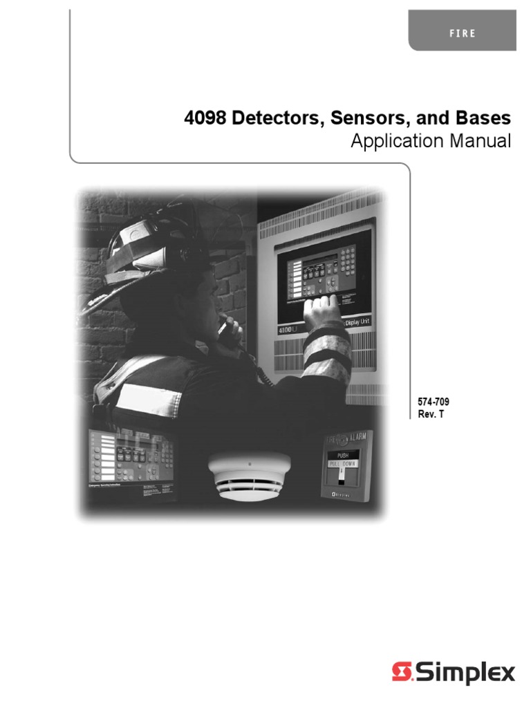4098 Application Manual For Detectors, Sensors, Bases | PDF