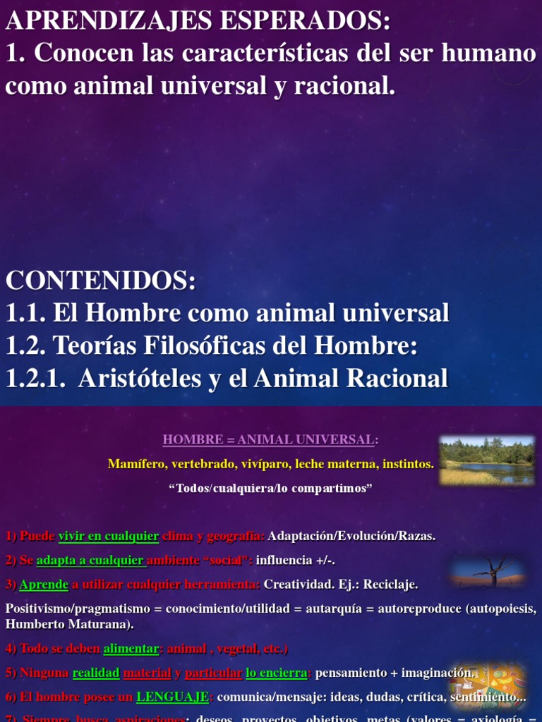 El Hombre Como Animal Racional 2018 | Verdad | Alma