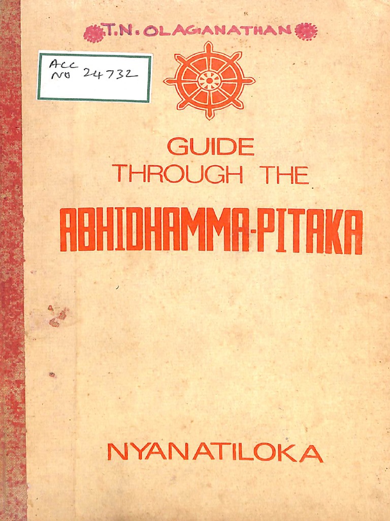 Guide Through The Abhidhamma Pitaka | PDF
