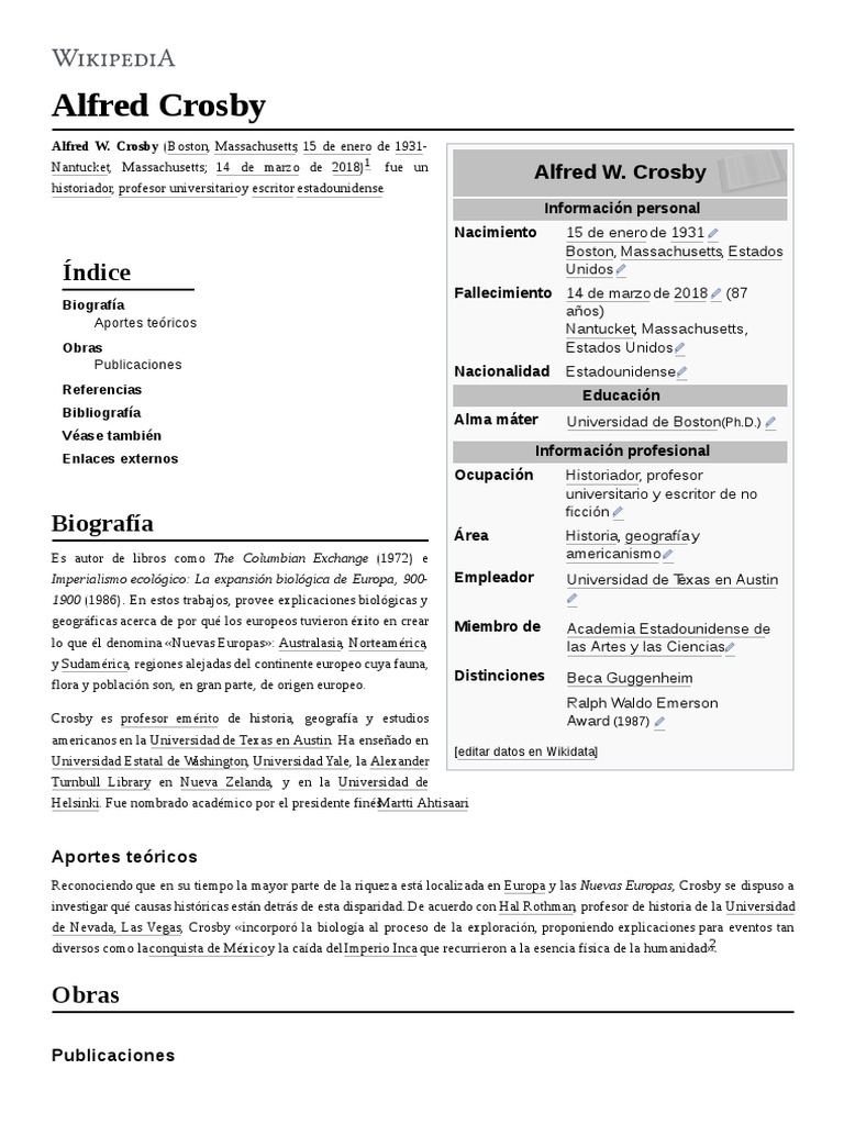 Alfred Crosby | PDF
