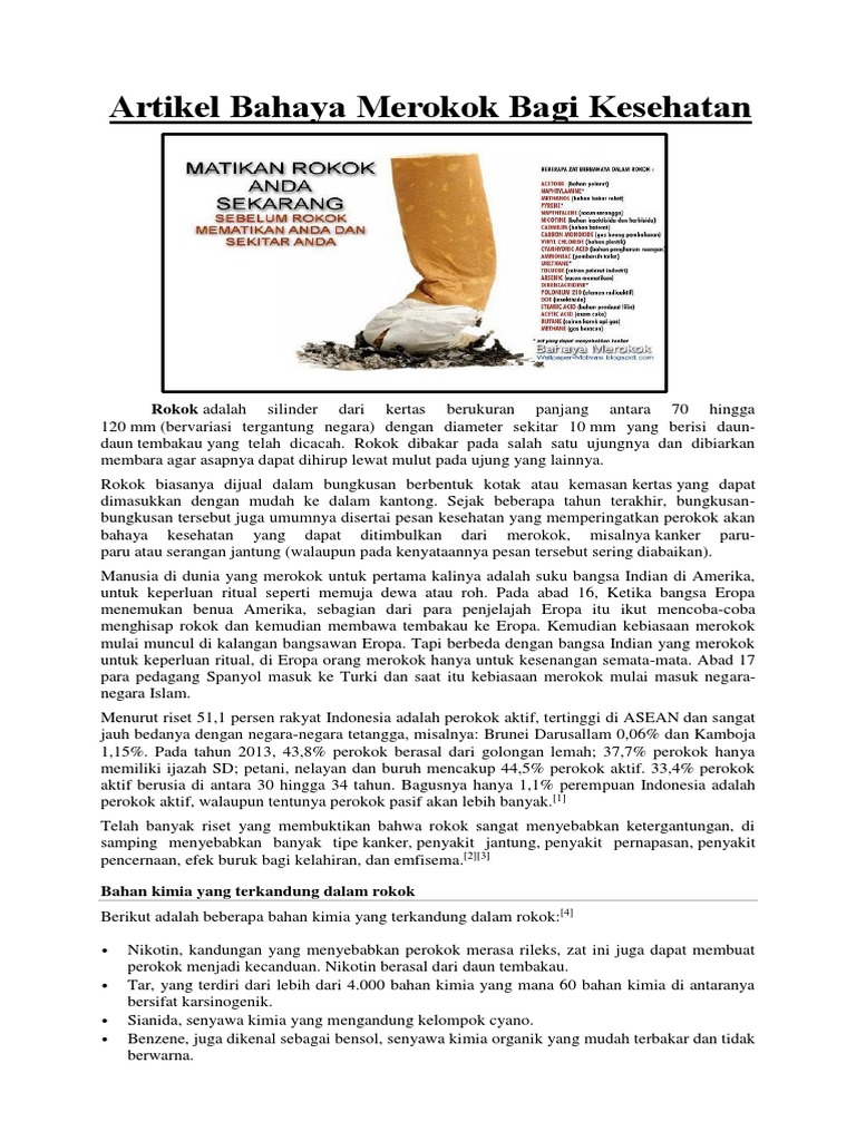 Artikel Bahaya Merokok 3 Pdf