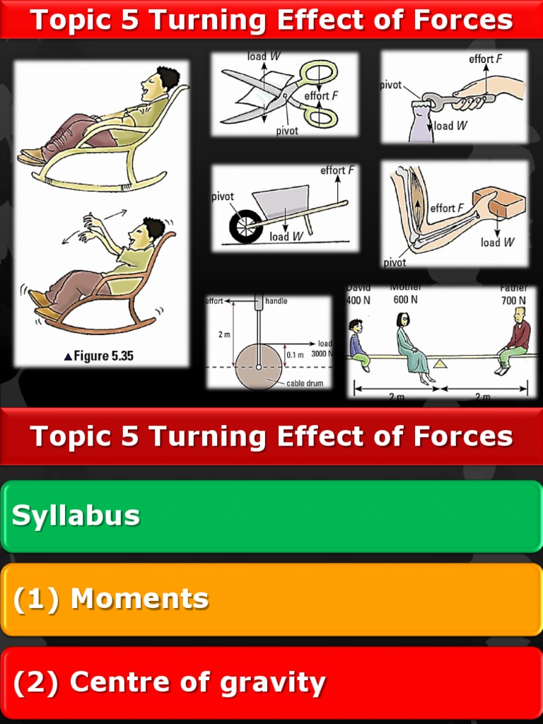 Turning Effect of Forces | Download Free PDF | Center Of Mass | Force