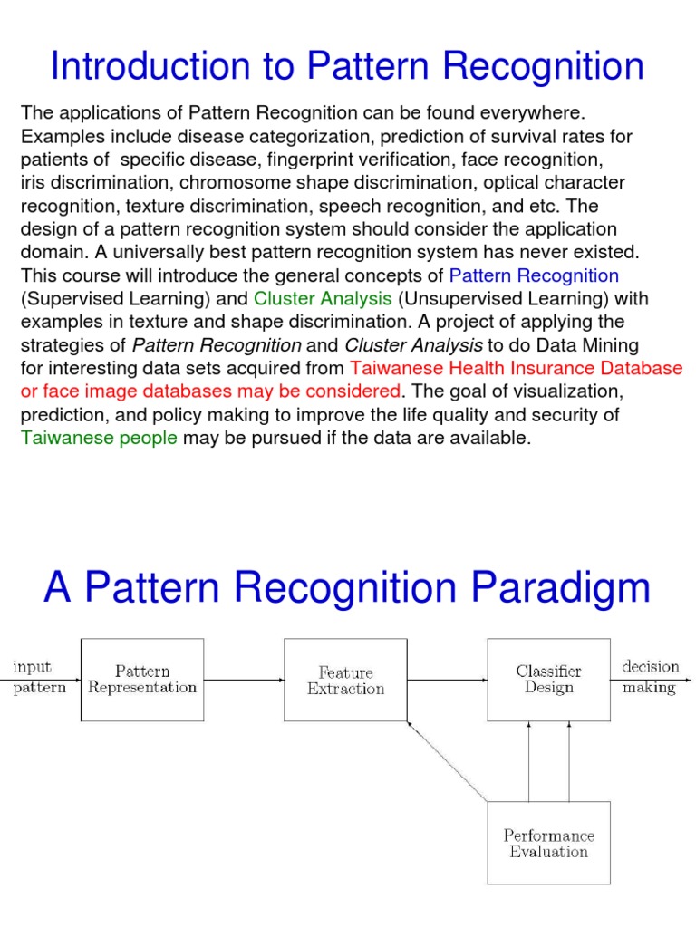 Introduction To Pattern Recognition: Cluster Analysis | PDF | Pattern ...