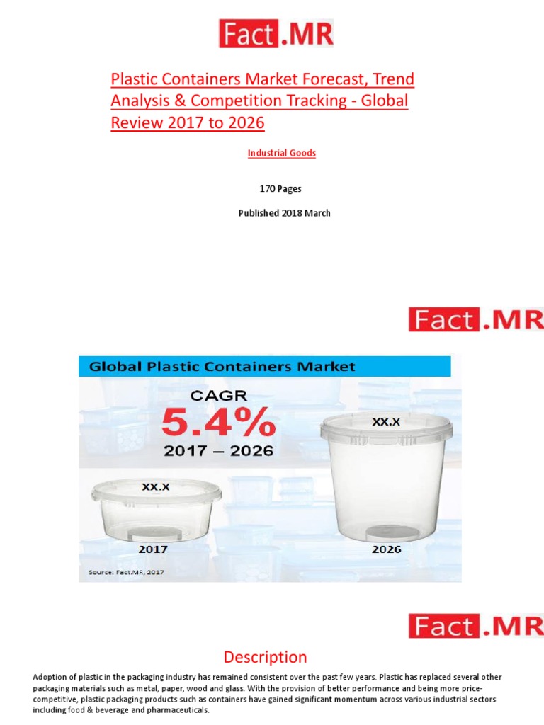 Global Plastic Containers Market Trends | PDF | Bottled Water | Plastic