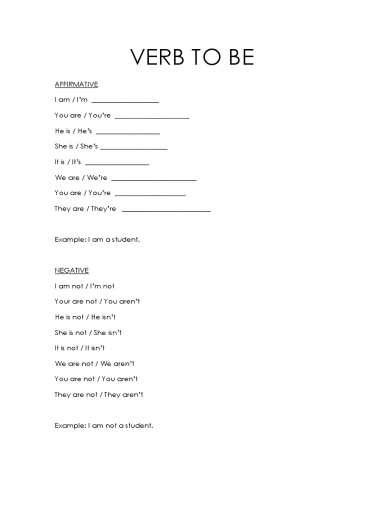 VERB To BE, Have Got, Can, Do or Does. | PDF | Syntax | Linguistics