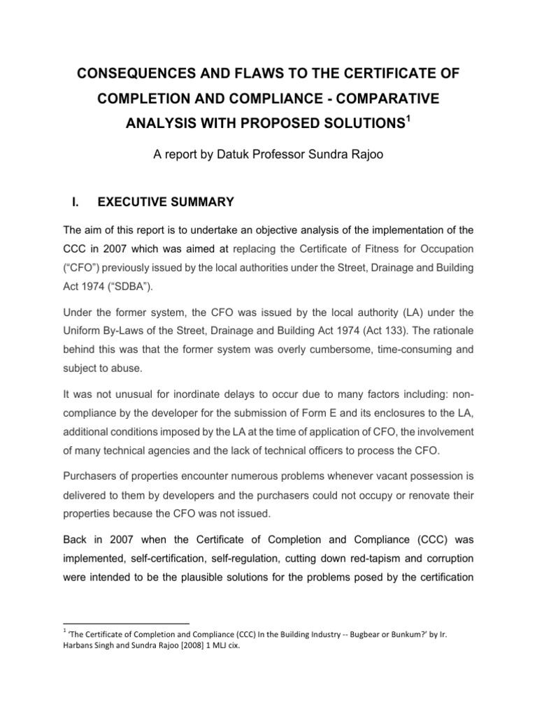 CCC Report - Datuk Professor Sundra Rajoo | PDF | Crime & Violence | Crime Thriller