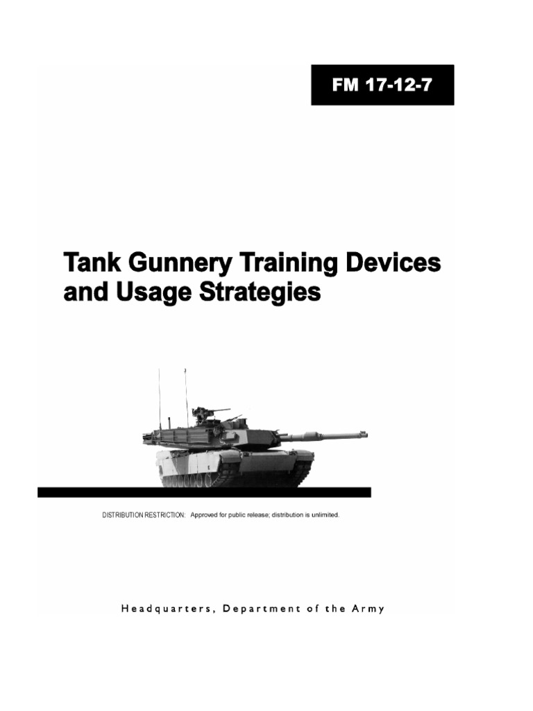 Tank Gunnery Training Devices Manual | PDF | Tanks | Simulation