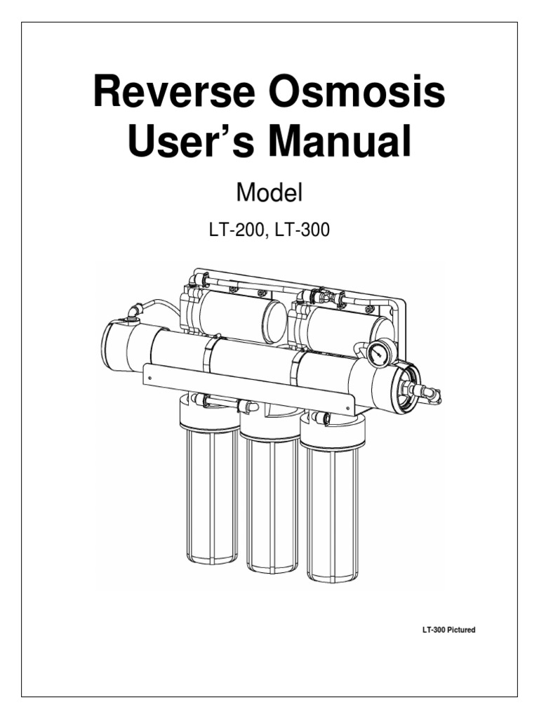 Flexeon 210 LT Series Users Manual | PDF | Membrane | Osmosis