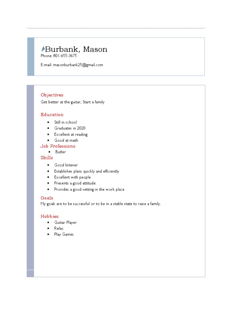 Resume MB | PDF | Wellness