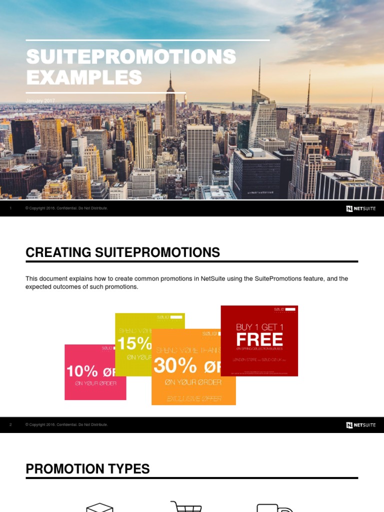 Suite Promotions Examples | PDF | Discounts And Allowances | Percentage