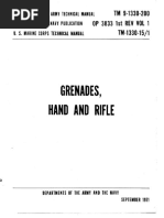 Hand Grenade Identification and Use | PDF | Shell (Projectile) | Ballistics