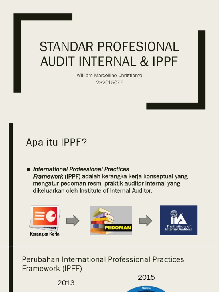 AudStandar Profesional Audit Internal & IPPF 232015077 | PDF