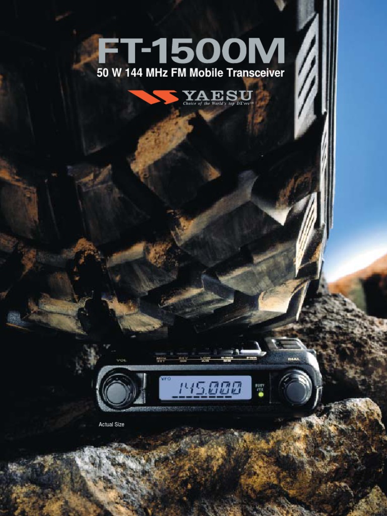 FT 1500M PDF | PDF | Radio | Broadcast Engineering