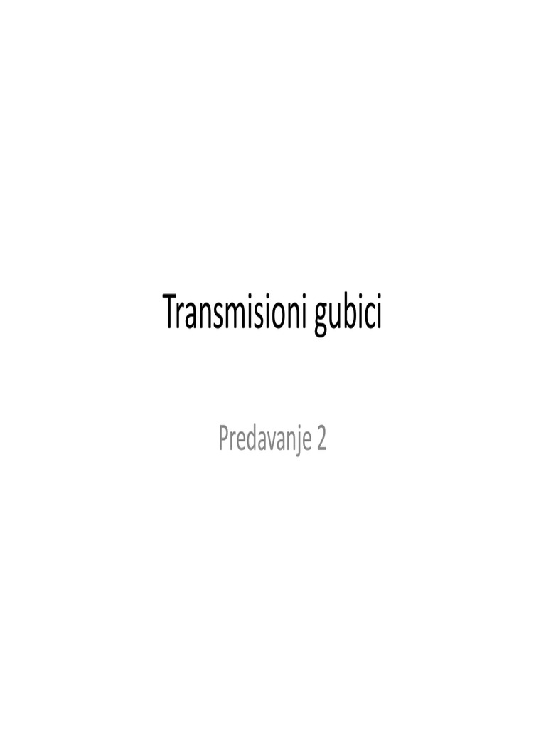Predavanje II Transmisioni Gubici Toplote PDF | PDF