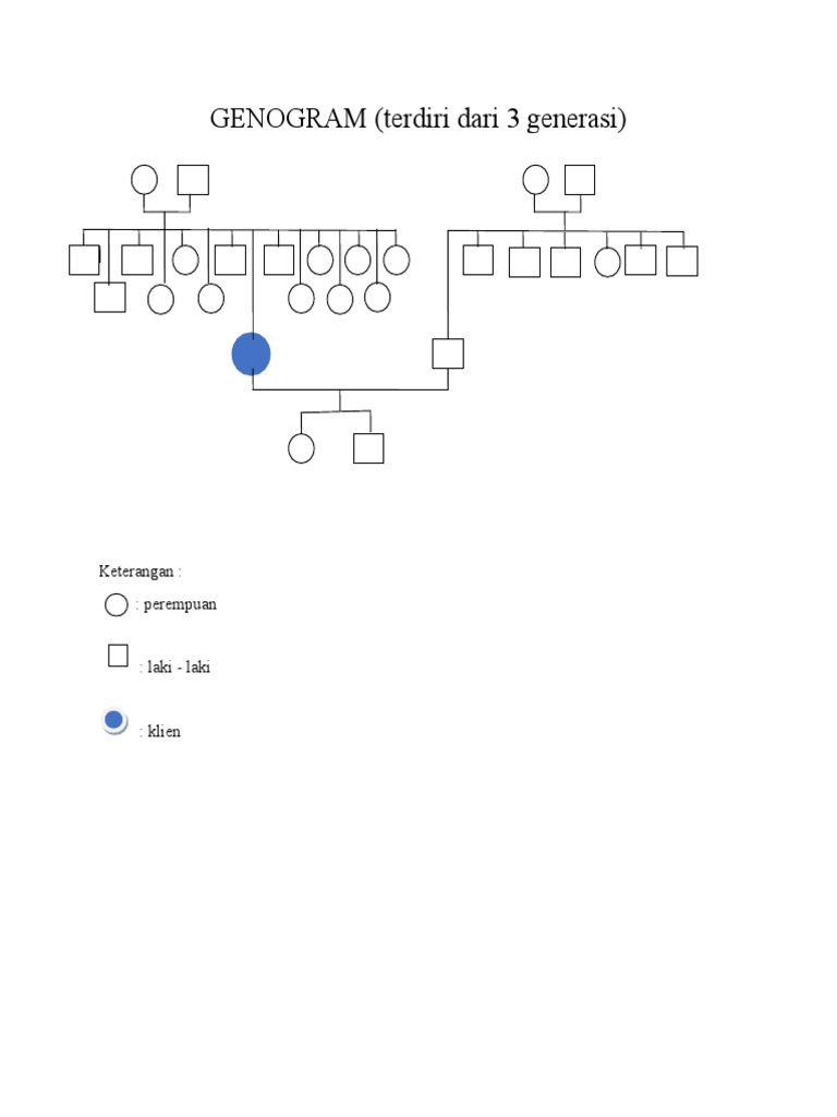 Genogram Keluarga Tiga Generasi | PDF